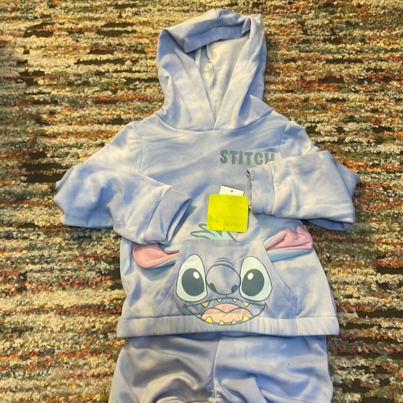Disney | Matching Sets | Brand New Disney Stitch Theme Jogger Set Size ...